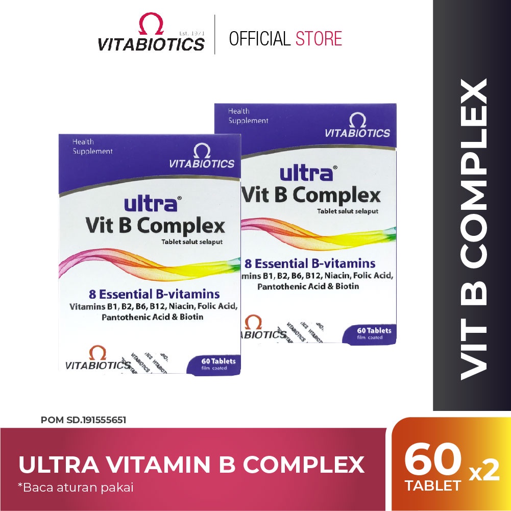 Jual Twin Pack Vitabiotics Ultra Vit B Complex - Suplementasi Vit B Complex | Shopee Indonesia