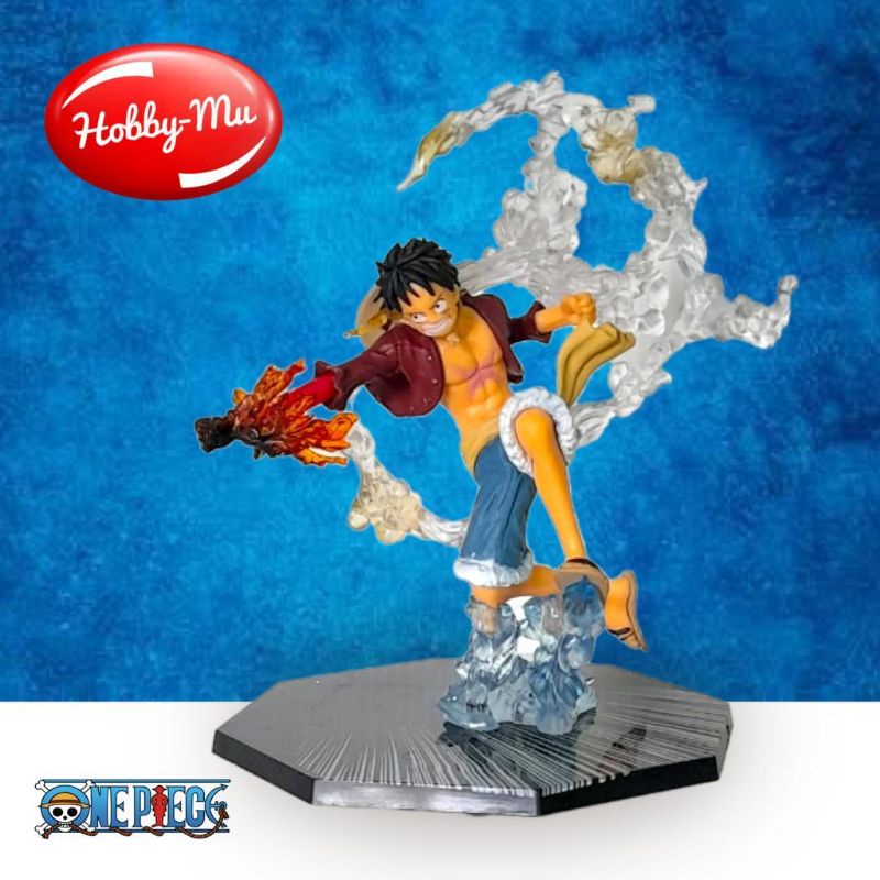 Jual Action Figure Anime One Piece Monkey D. Luffy Fire Punch 20cm ...