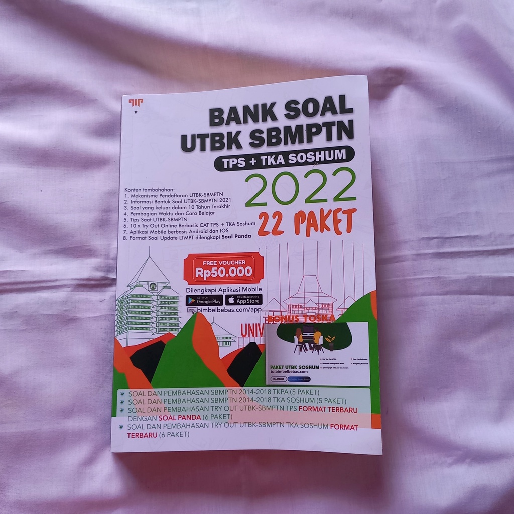 Jual Buku Bank Soal UTBK TPS dan TKA Soshum 2022 Toska System (ori, unsealed) | Shopee Indonesia
