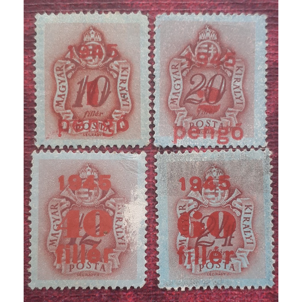 Jual PERANGKO LAMA HUNGARIA/PERANGKO MAGYAR POSTA/CETAK TINDIH/HARGA ...