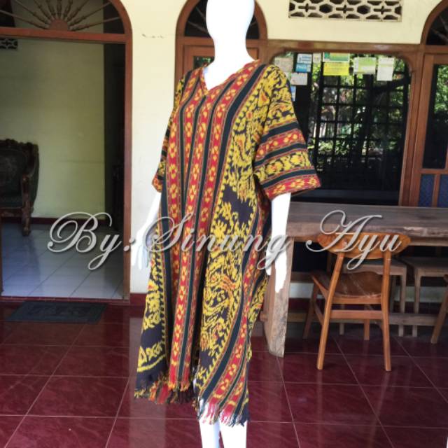 Jual KAFTAN TENUN IKAT JEPARA SHABU GRINGSING | Shopee Indonesia