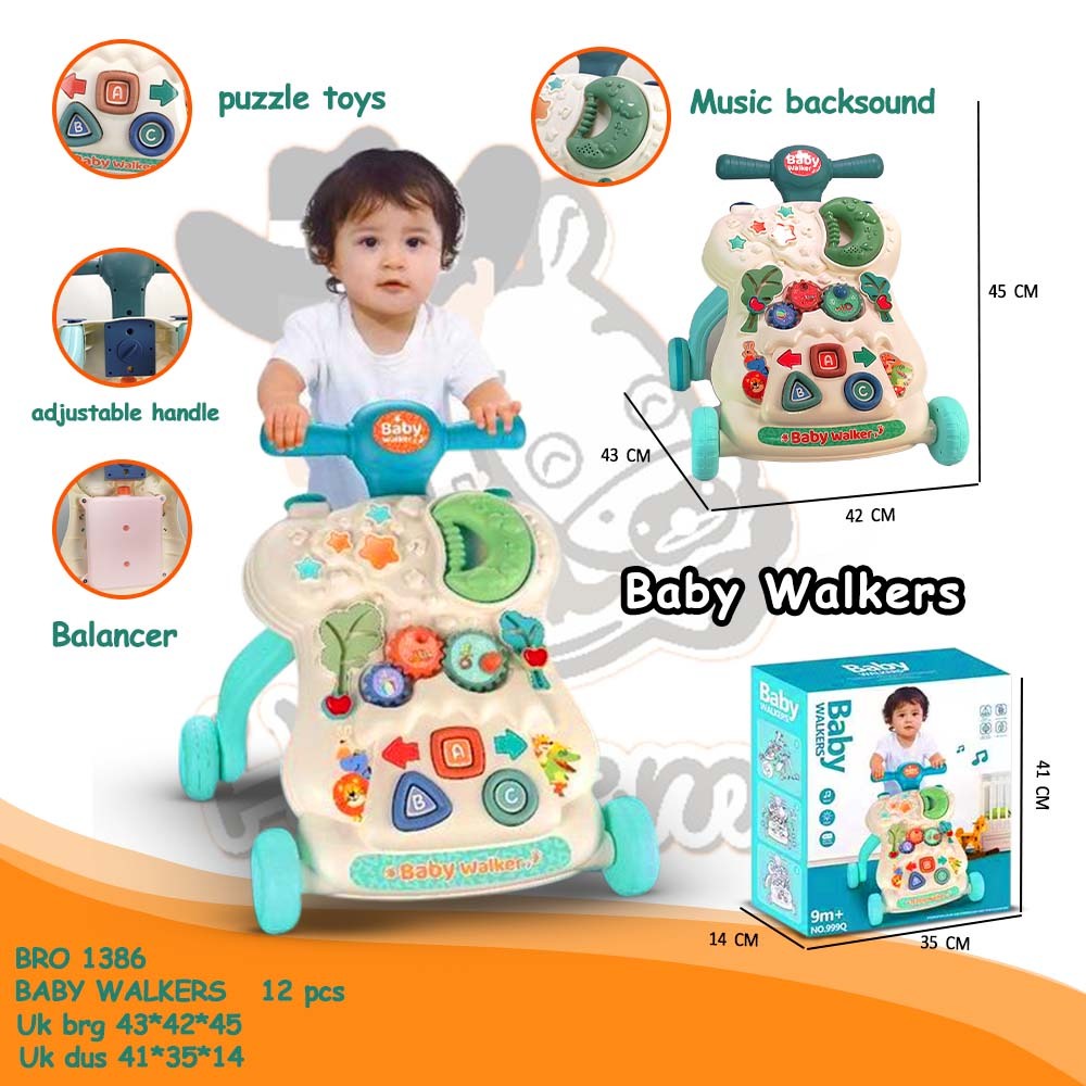Jual Mainan Dorong Bayi Baby Push Walker Belajar Latihan Jalan ...