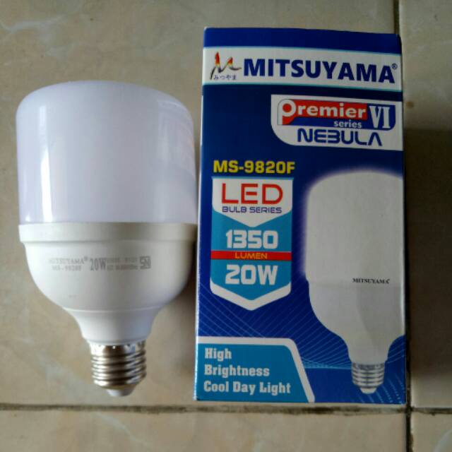 Jual Lampu LED 20 Watt Mitsuyama Nebula Series MS-9820F Cahaya Putih SNI Original | Shopee Indonesia