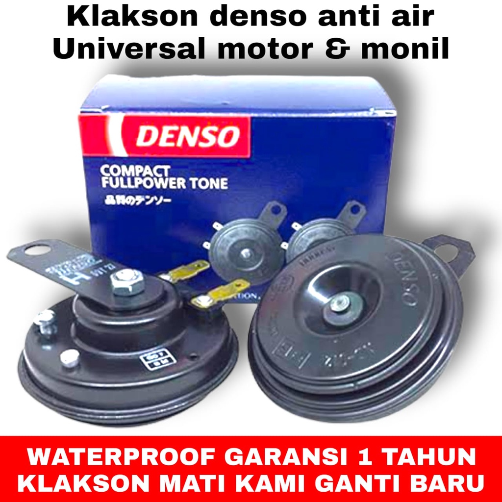 Jual Klakson Denso Compact Disc 12volt 1 SET = 2 PCS GMM | Shopee Indonesia