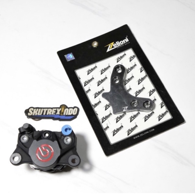 Jual Paket Brembo 2Piston Black Logo Red Vespa Sprint Iget Primavera 3V/Iget LX S | Shopee Indonesia