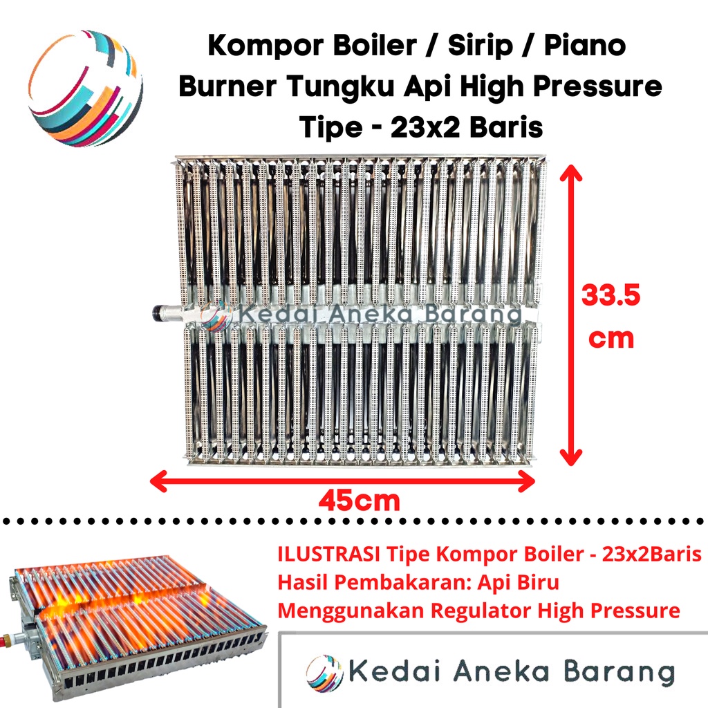 Jual Burner Kompor Stove Tungku Api Pemanas Gas LPG Boiler Oven Dryer ...