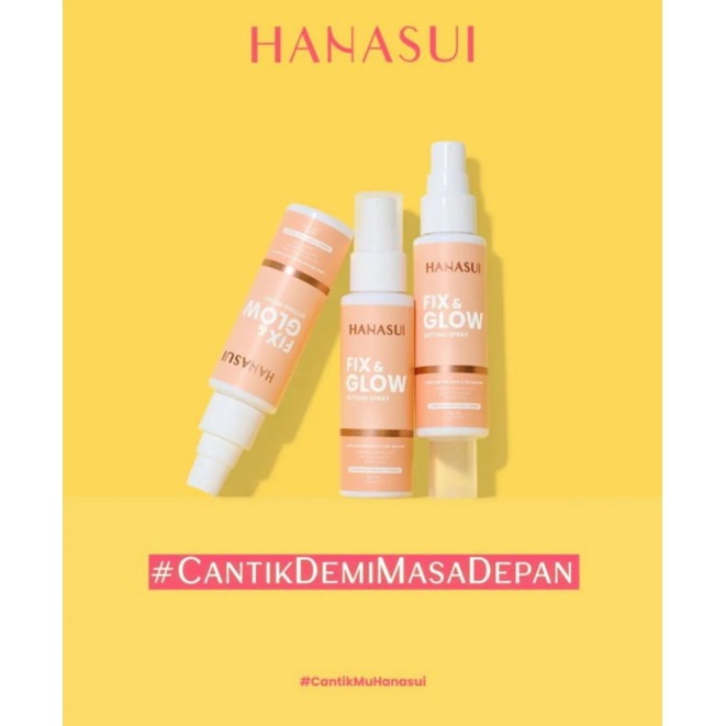 Jual Fix & glow setting Spray Hanasui | Shopee Indonesia