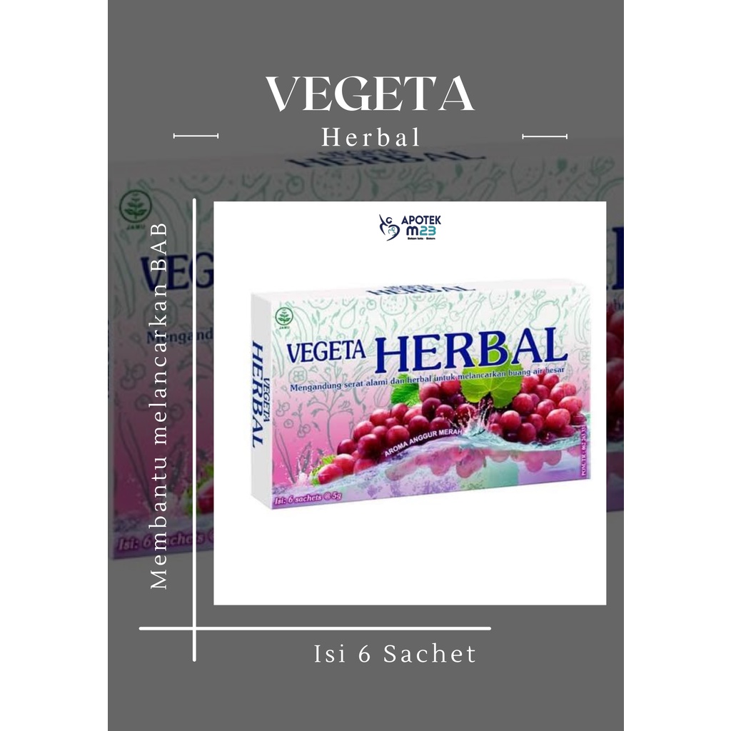 Jual Vegeta Dus 6 Sachet Herbal | Shopee Indonesia