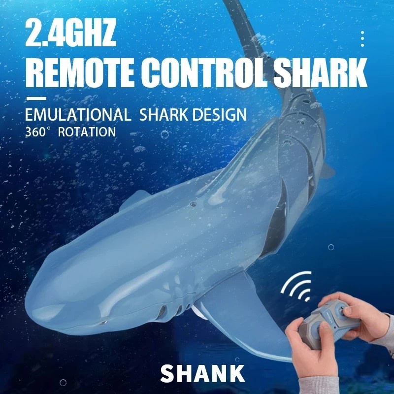 Jual Mainan Rc Ikan Hiu 2.4Ghz Bisa Berenang di air / Mainan Anak ...