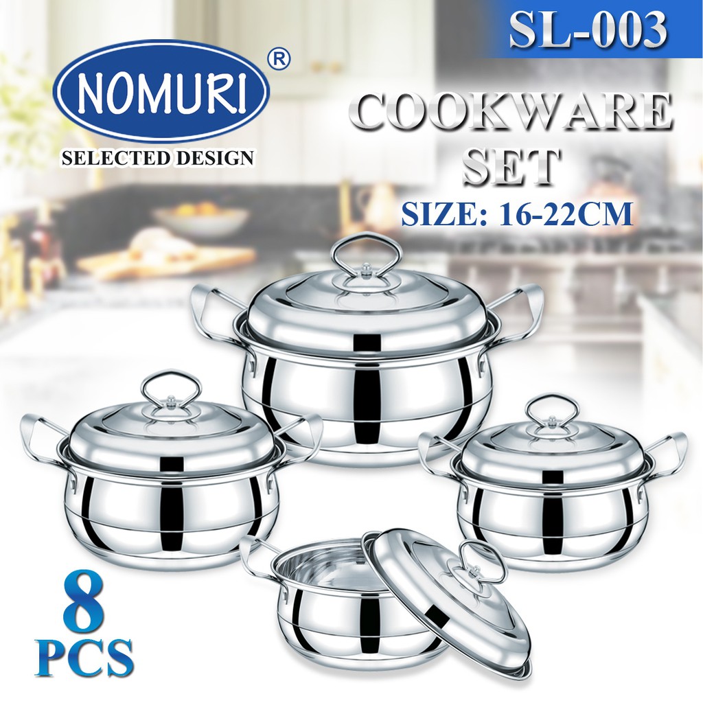 Jual PANCI CANTIK PANCI SET SL-003 STAINLESS STEEL NOMURI | Shopee ...