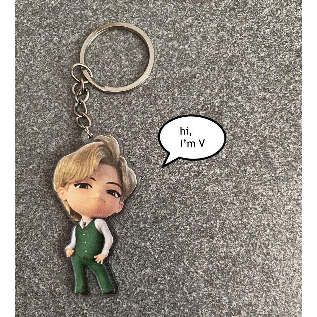 Jual Gantungan Kunci TinyTan BTS | BTS Keyring TinyTAN Cartoon | Ganci Kpop | Keyring Kpop ...