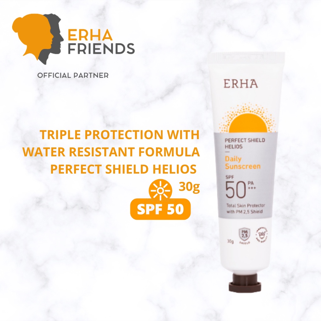 Jual Erha Perfect Shield Helios SPF50 30g - Daily Sunscreen | Shopee Indonesia