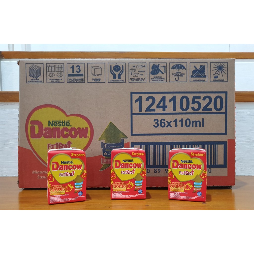 Jual Dancow uht 110 ML strawberry , GOJEK / SATUAN ( BOGOR ) | Shopee ...