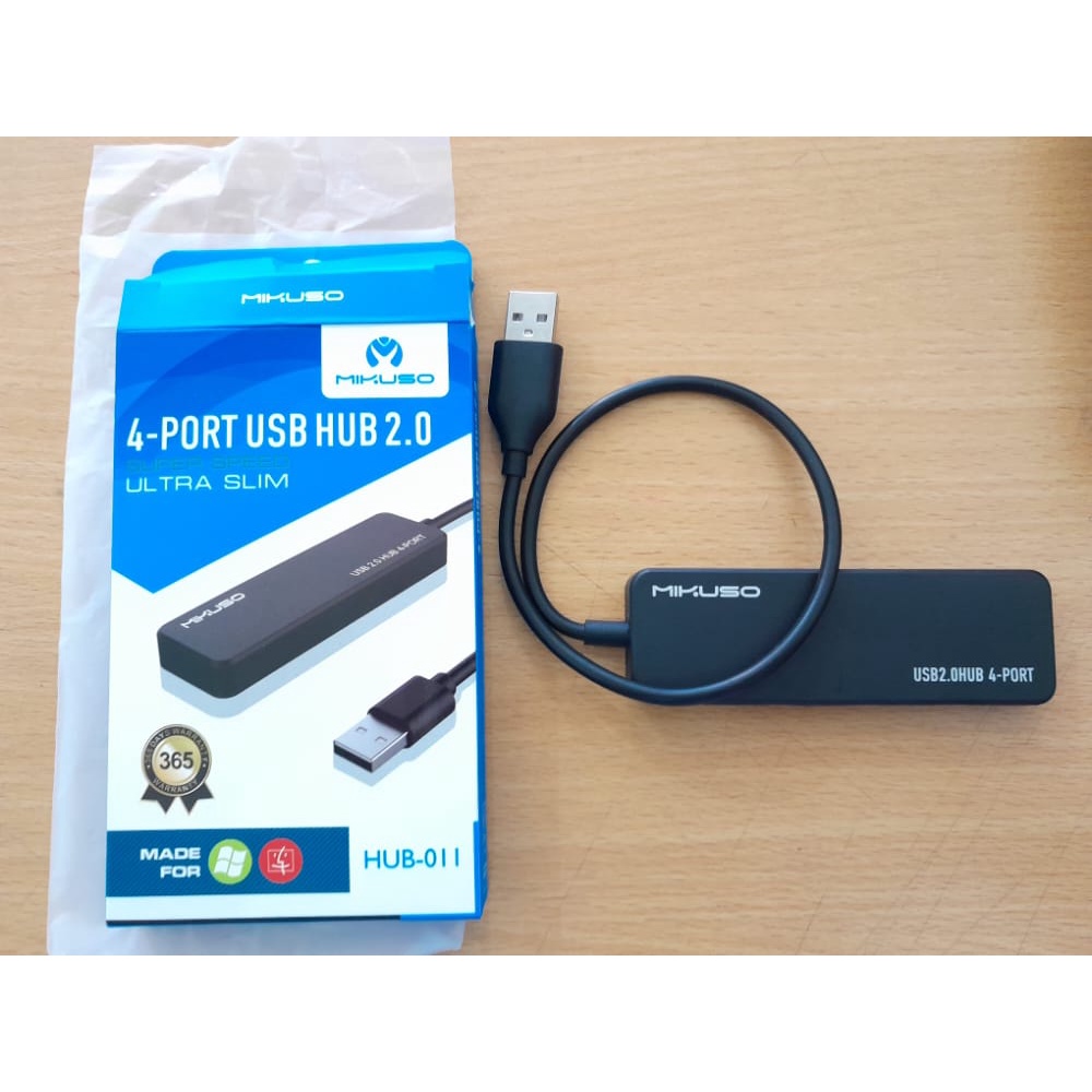 Jual USB HUB-011 MIKUSO 4 PORT 2.0 ULTRA SLIm | Shopee Indonesia