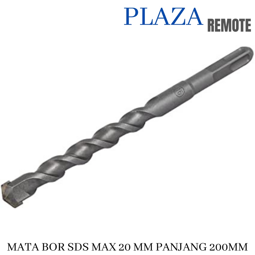 Jual SDS MAX MATA BOR TEMBOK 20 MM BETON HAMMER DRILL PANJANG 200 MM ...