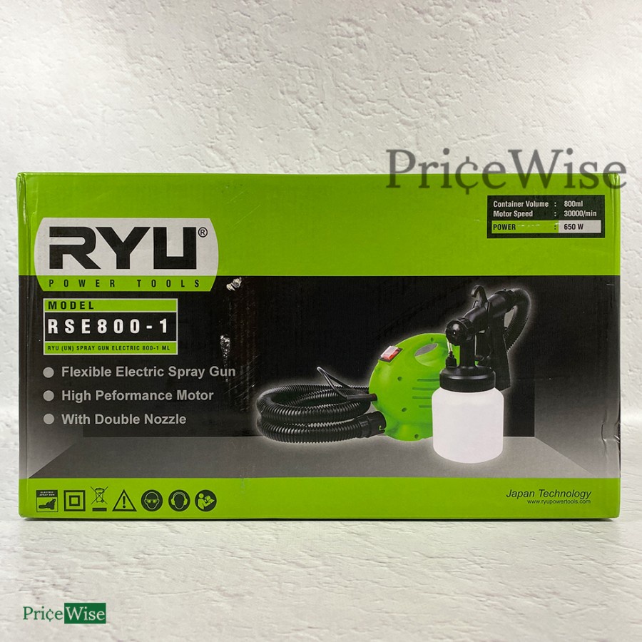 Jual Mesin Semprot Cat Listrik RSE 800-1 Ryu / Spray Gun Electric ...