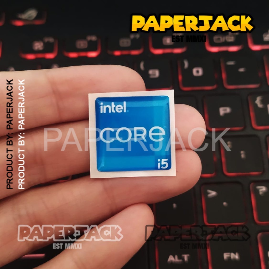 Jual STICKER INTEL CORE i5 GEN 11TH STIKER TIMBUL LENTUR STIKER STIKER ...