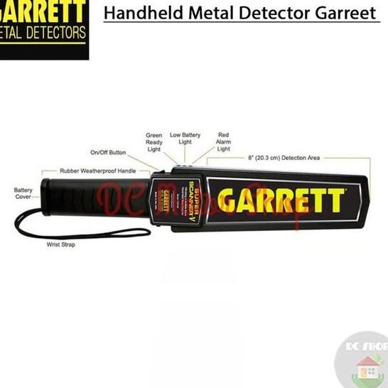 Jual Handheld Metal Detector Metal Alat Deteksi Logam Emas Garrett ...