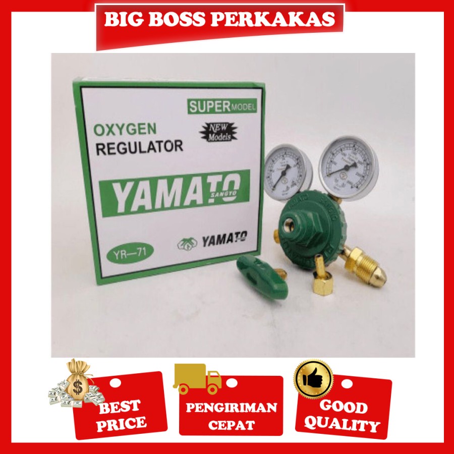 Jual REGULATOR LAS OKSIGEN YAMATO / REGULATOR LAS OXYGEN OXY YAMATO REG OXY | Shopee Indonesia