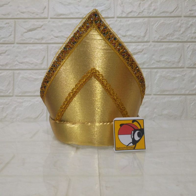 Jual topi padang laki topi tanjak topi khas padang topi padang segitiga ...