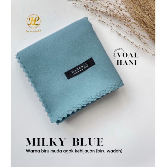 Jual HANANIA LABEL- HANI VOAL SAHARA SUPERFINE | BIRU NAVY CROWN COPEN A MINT BLUE SEAFOAM RAW ...