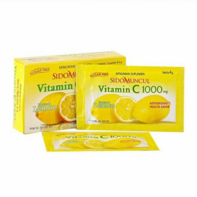 Jual VITACIMIN C 1000 SIDOMUNCUL (1Slop isi 10 box) | Shopee Indonesia