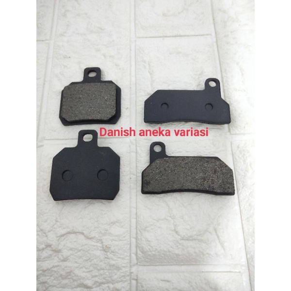 Jual kampas rem cakram disped 4 piston monoblock for kaliper Nissin dan brembo | Shopee Indonesia