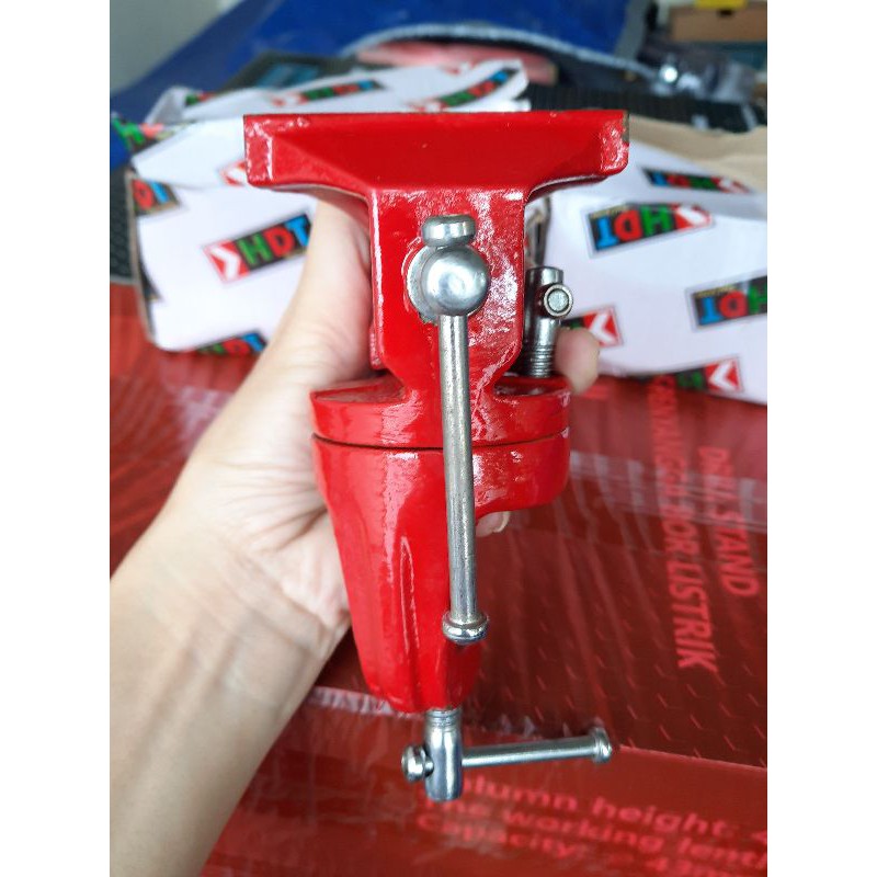 Jual Clamp meja Ragum Meja Putar HDT 2inch / Catok Meja klem Swivel ...