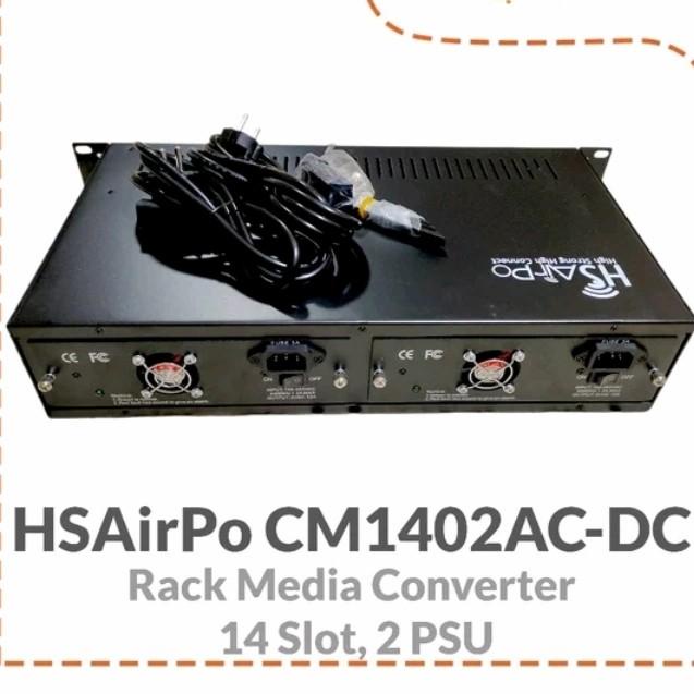 Jual Converter Hs Airpro 14 Slots 19 Inch 2U Fiber Converter Rackmount ...