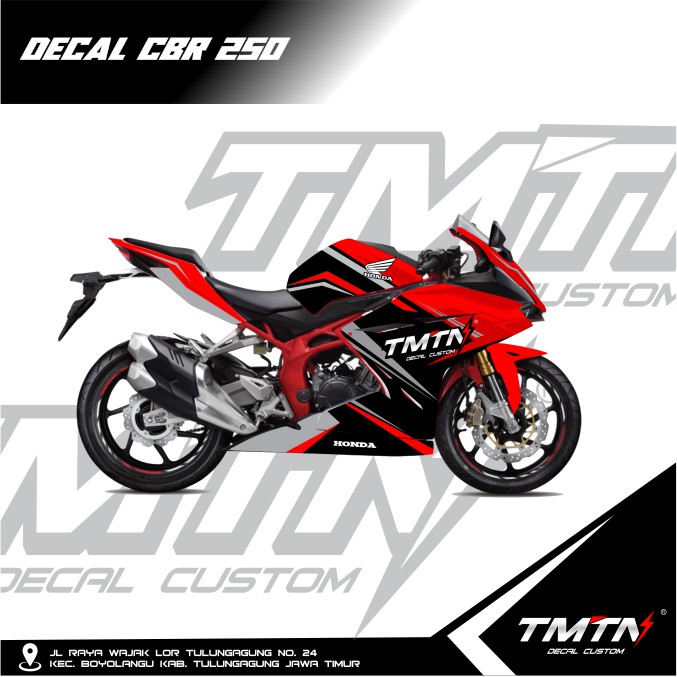 Jual Decal CBR 250 Full Body High Quality Premium | Decal CBR Free ...