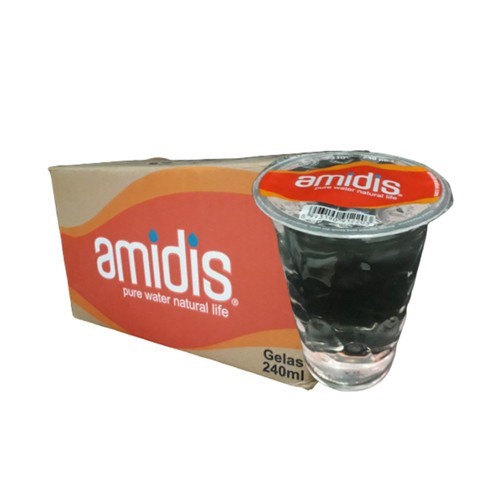 Jual AMIDIS GELAS 240ML PER KARTON ISI 48 PCS PENGIRIMAN GRAB DAN GOJEK ...