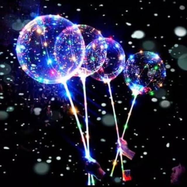 Jual Balon BOBO | Balon LED Lengkap + Gagang | Shopee Indonesia