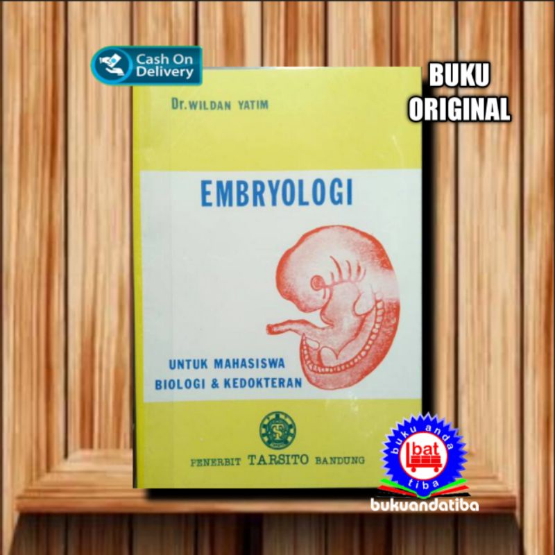 Jual Buku EMBRYOLOGI untuk Mahasiswa Biologi Dan Kedokteran - Dr ...