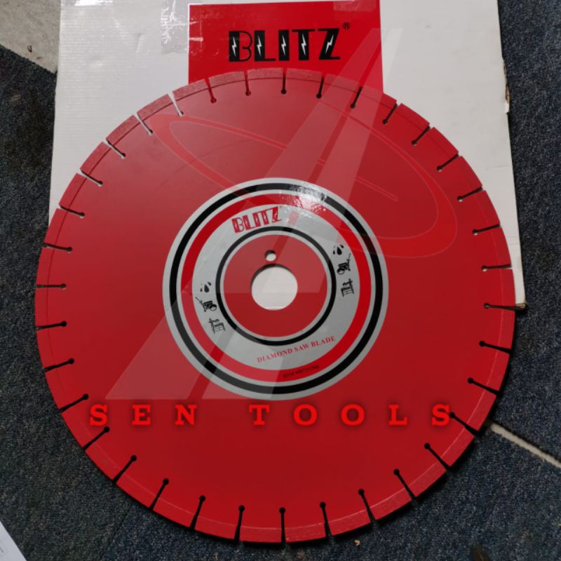 Jual Blitz diamond Blade Saw 12 inch 14. 16. 18. 20. 24 Inch Pisau ...