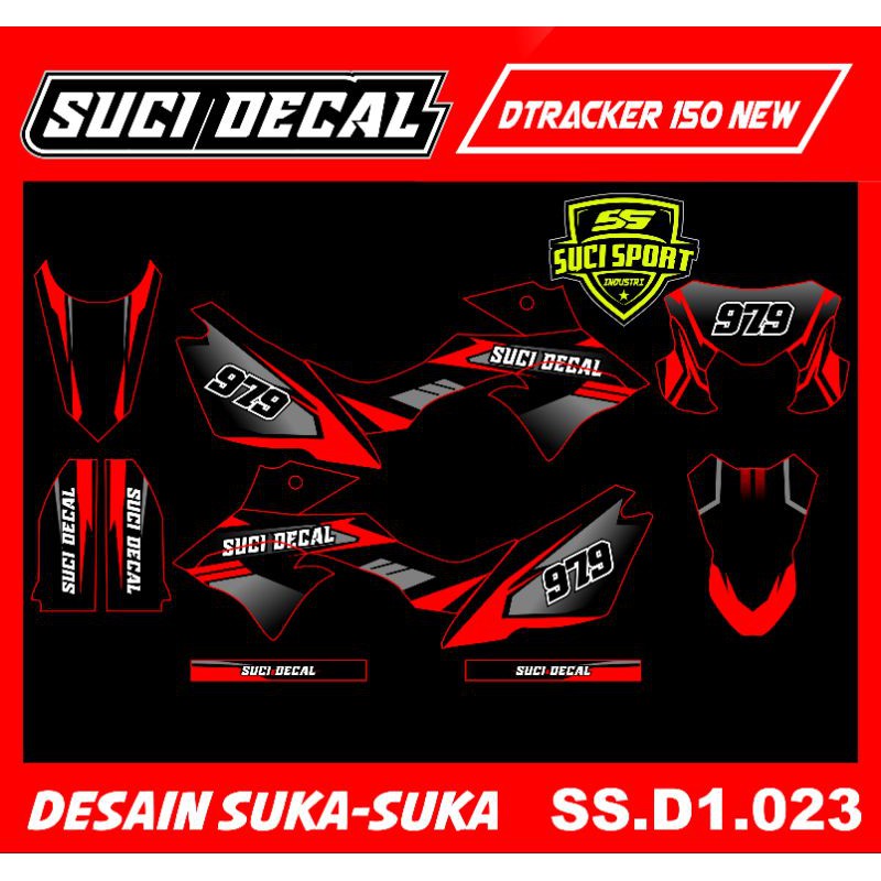 Jual DECAL MOTOR DTRACKER 150 NEW | Shopee Indonesia