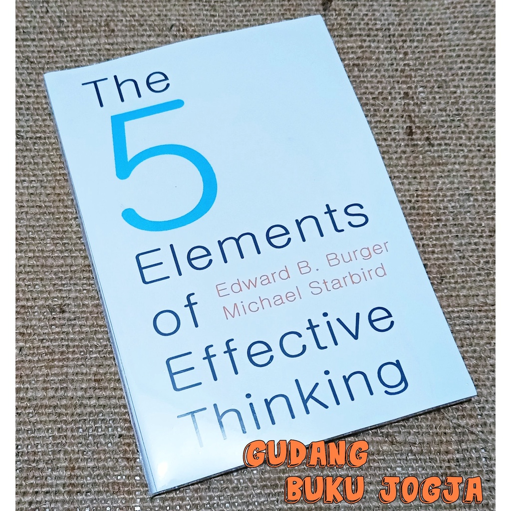 Jual the 5 elements of effective thinking By Edward B.burger | Shopee ...