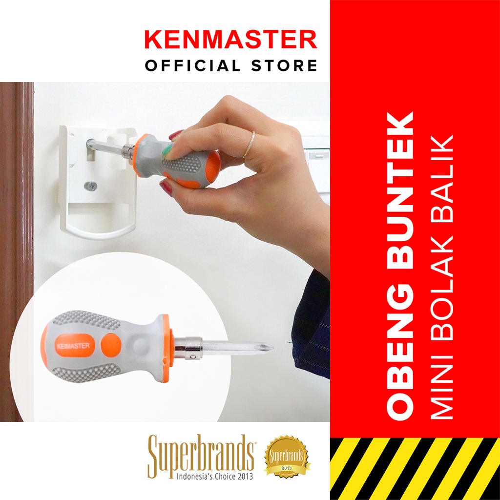Jual Kenmaster Obeng Buntek BB Mini GG Karet CRV - OBNG045 | Shopee ...