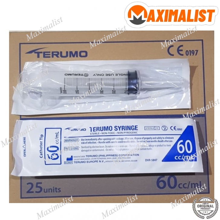Jual ECERAN - Terumo Spuit 20cc / 50cc / 60cc - Syringe Terumo - Suntikan 20cc / 50cc / 60cc ...