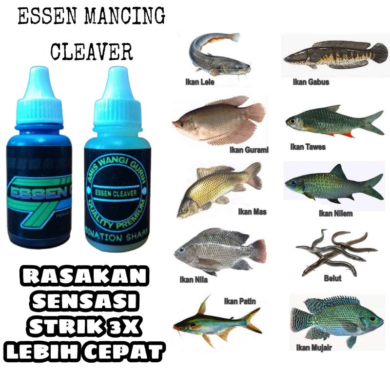 Jual ESSEN MANCING CLEAVER (mas,nila,lele,patin,bawal,belanak,tawes ...