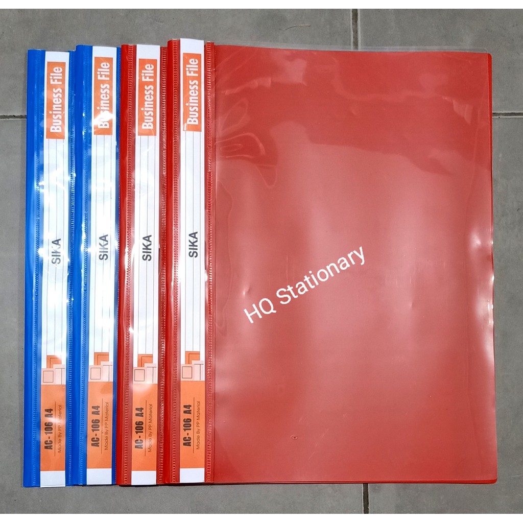 Jual Map Bisnis File Plastik/Business Files SIKA - Ukuran A4 | Shopee ...