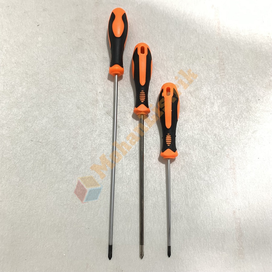 Jual OBENG GAGANG KARET OBENG PANJANG PLUS HIGH QUALITY 4in 6in 8in 4 6 ...