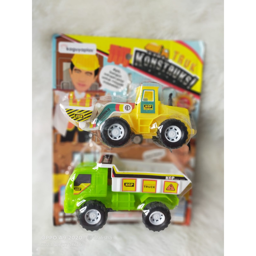 Jual Mobil Mobilan isi 2 Mainan Konstruction Bego Construction Mobil ...