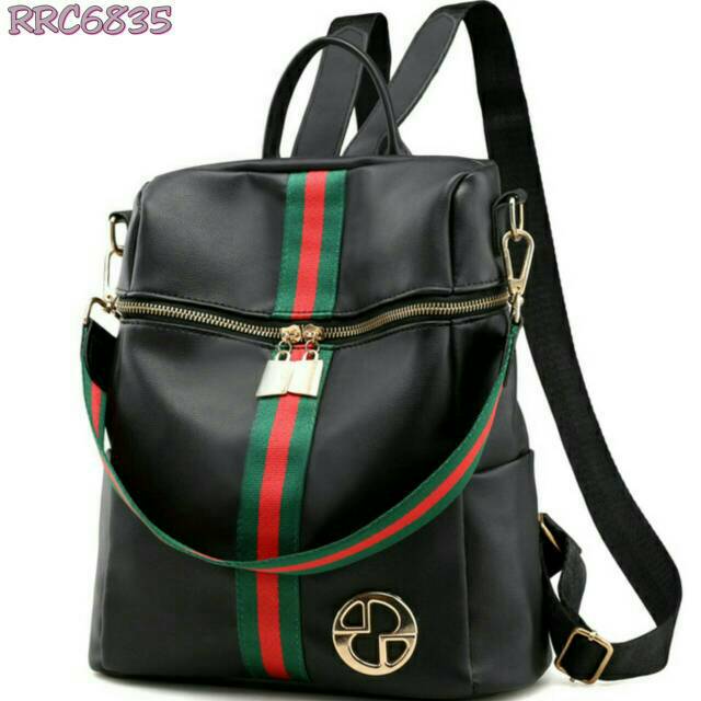 Jual PROMO RRC6835 Tas Ransel Fashion Mirip Gucci Import Cantik Batam ...