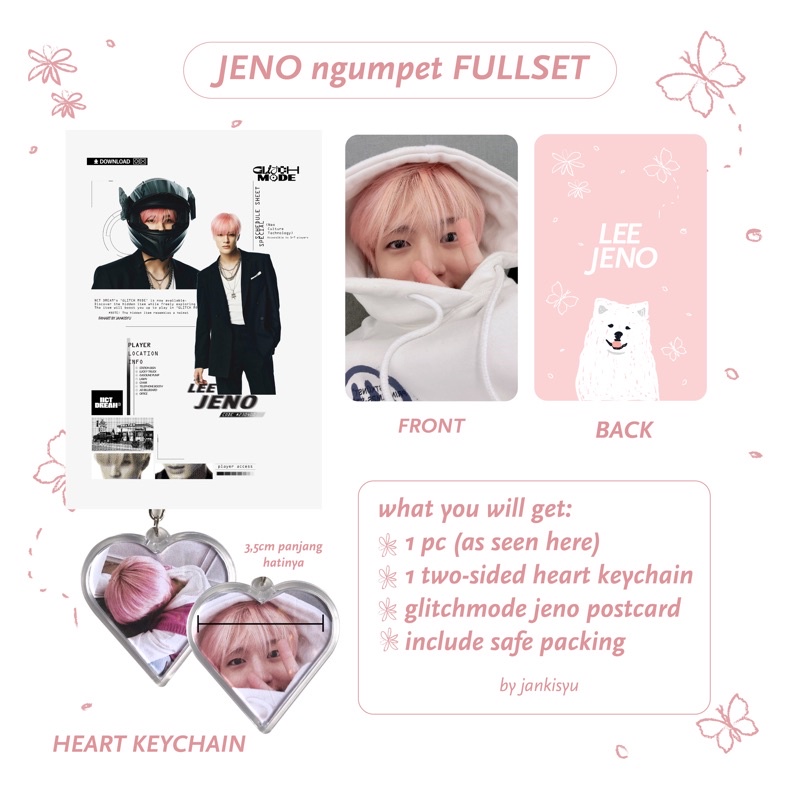 Jual Jeno Pink Hair PC Photocard Set by jankisyu | Shopee Indonesia