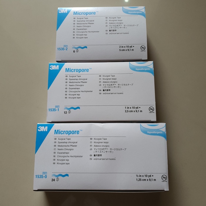 Jual micropore 1/2 inch, 1 inch, 2 inch - 2 inch | Shopee Indonesia