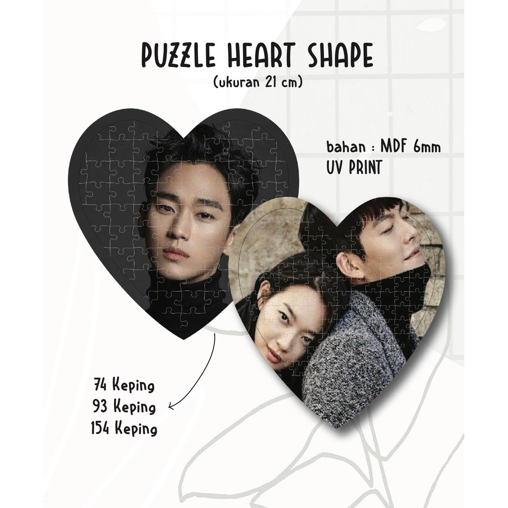 Jual PUZZLE BENTUK HATI / PUZZLE HEART SHAPE / PUZZLE MAINAN ANAK ...