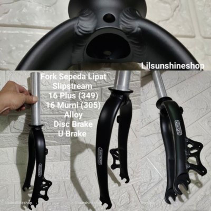 Jual Garpu Fork Alloy Sepeda Lipat Ukuran 16 Murni / 16+ Slipstream ...