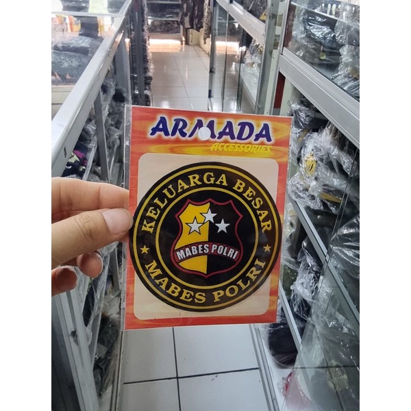Jual stiker polisi | stiker kaca mabes polri | Stiker PVC mabes polri ...
