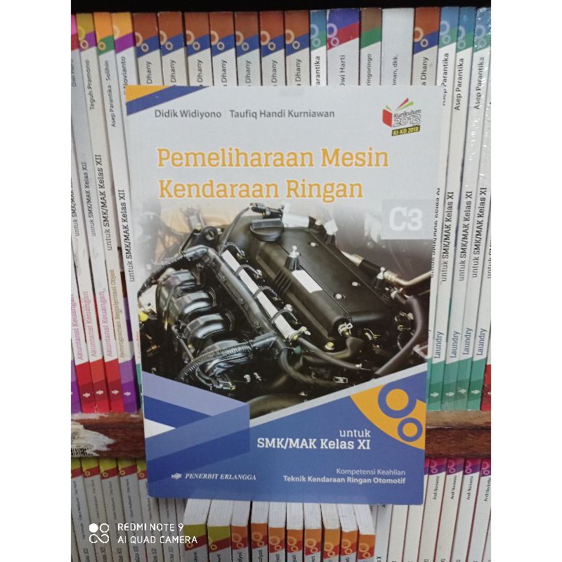 Jual Buku Pemeliharaan Mesin Kendaraan Ringan Kelas Xl Erlangga ...