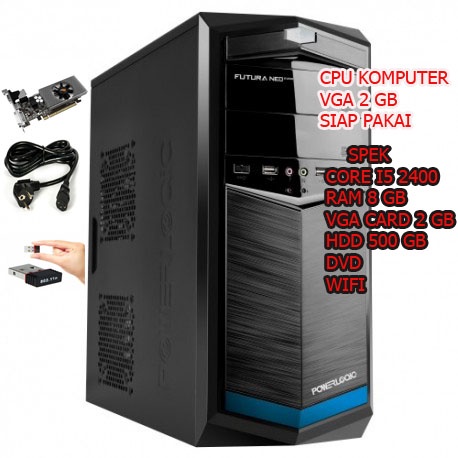 Jual cpu komputer core i5 ram 8 gb vga card 2 gb 128 bit | Shopee Indonesia
